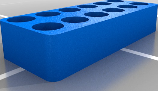MEC powder bushing rack 3d model