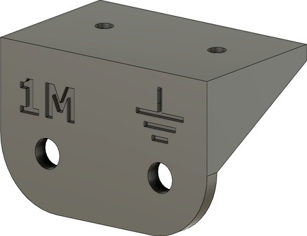 ESD bonding + Mains Earth workbench grounding plate 3d model