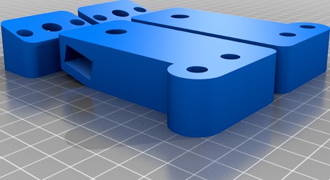 Creality CR Series Rear Z Brace 3d model