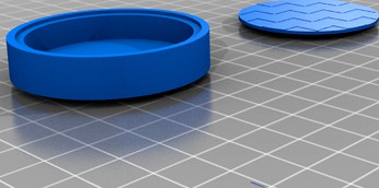 Amiibo base w/ lid 3d model