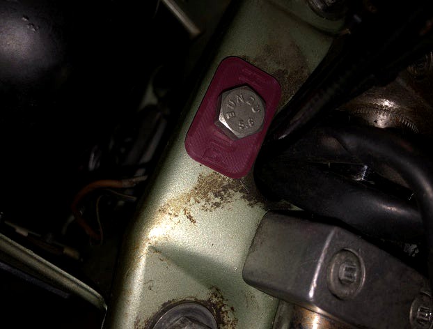 PUCH Speedometer Bracket Eliminator 3d model