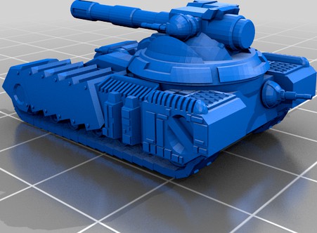 Tiger T12 tank from Battletech Game 3d model