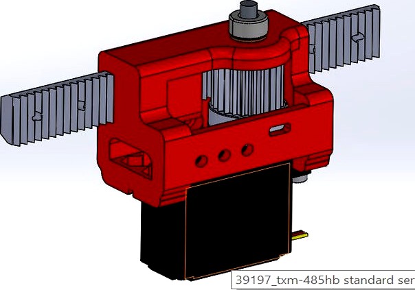 FTC Tetrix Linear Actuator Block 3d model