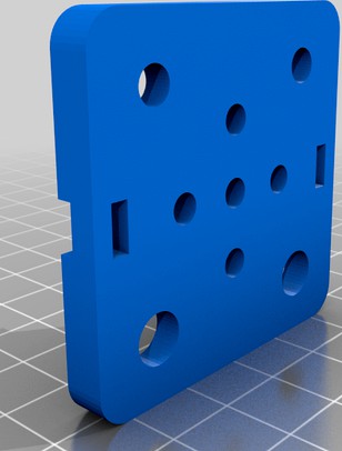 Openbuilds Mini V Wheel Plate 3d model