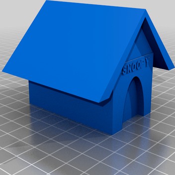 Snoopy House 3d model
