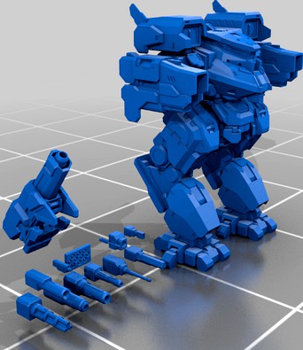 Battletech - Bullshark 3d model
