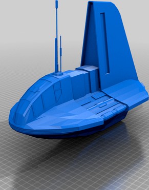 Sheathipede Class Shuttle 3d model