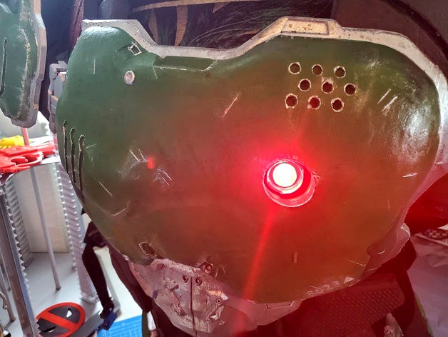 DOOM Armor Chestplate 3d model