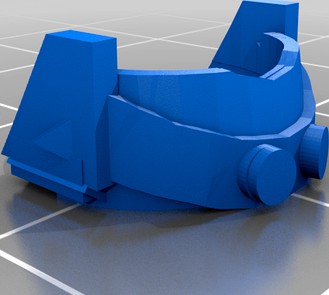 Lego Jetstream Sam's mask 3d model