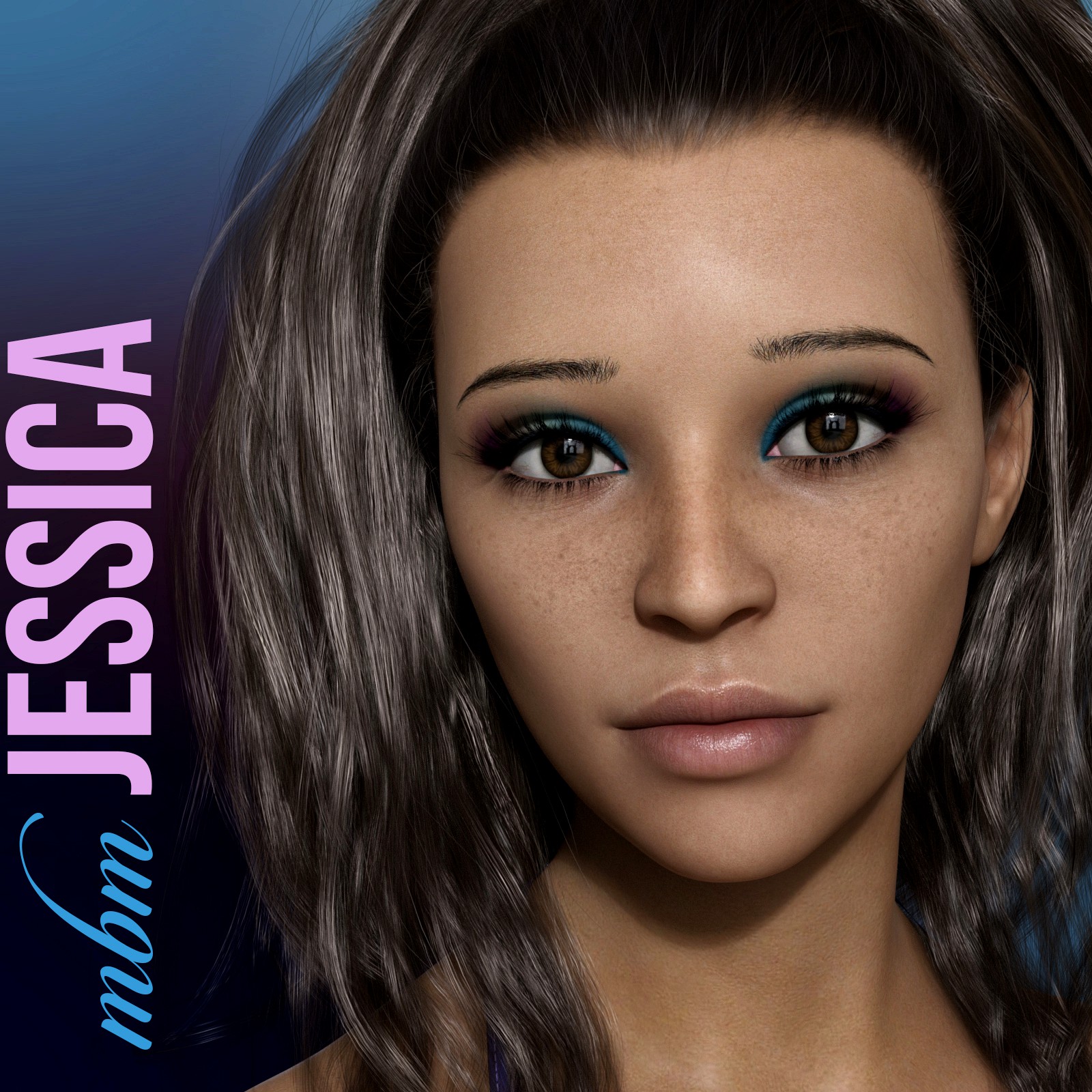 MbM Jessica for Genesis 3 and 8 Female 3d model