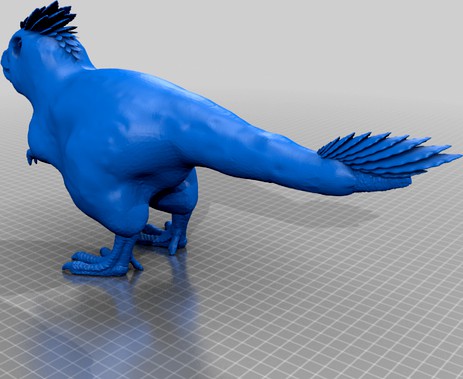 T-rex chicken 3d model