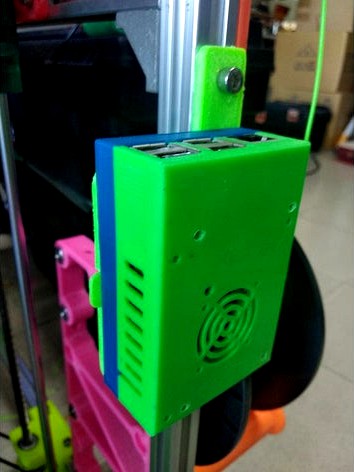 Orange Pi Lite, Raspberry Pi 3, 4 Channel Relay Bracket for 2020 Extrusion 3d model