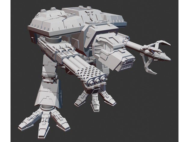 Adeptus Titanicus Lucius Pattern Warhound Titan 3d model