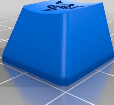 razer logo keycap 3d model