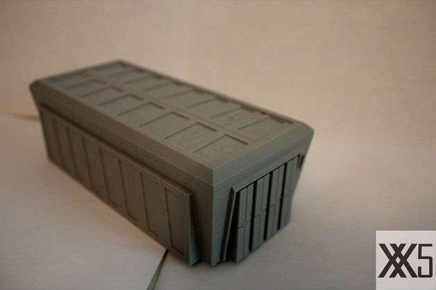 Star Wars Legion scale Large Cargo Container 3d model