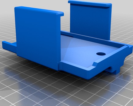 CanaKit Raspberry Pi Case Mount 2040 or 2020 3d model