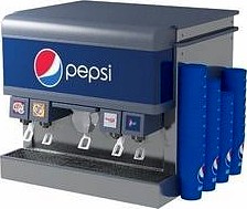 Pepsi Fountain Machine 3D Model