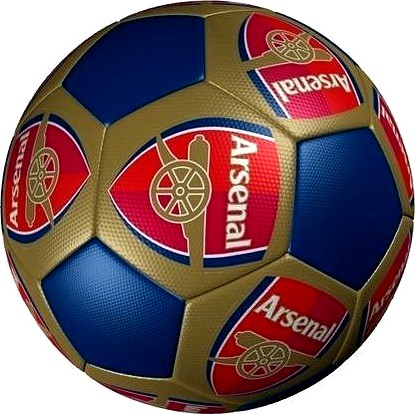 Soccer Ball ARSENAL 3d model