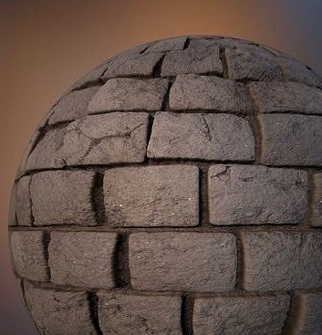 Cobblestone PBR 4K Texture Map 3d model