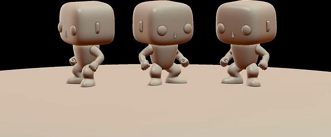 Funko Pop - Base Mesh Male | 3D model