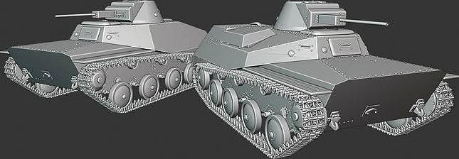 T 30 tanks | 3D model