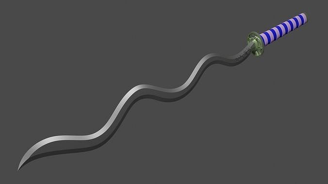 obanai iguro Demon Slayer Kimetsu no Yaiba Sword | 3D model