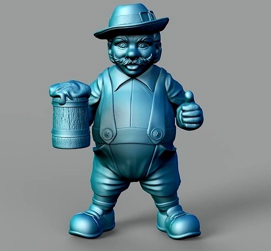 Beer lover male stl | 3D model