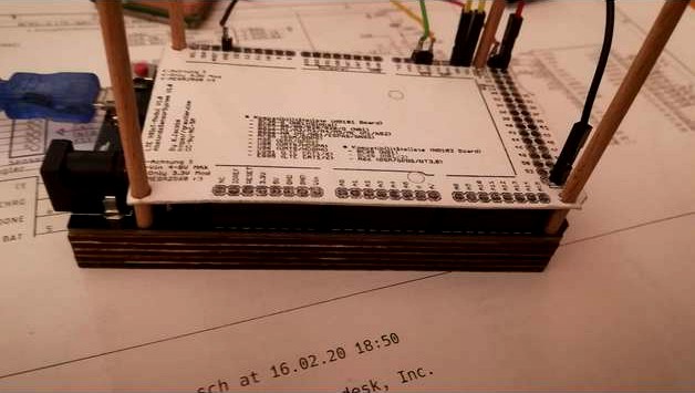 Battery compartment for the Arduino Mega2560 / DUE board (Lasercut) 3d ...