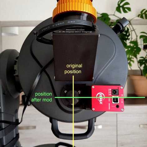 ZWO EAF Holder for Celestron Nexstar Evolution 8 / 9 3d model
