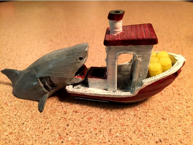 Jaws Benchy 3d model