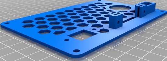 Backplate for Anycubic Photon w/ 6001 filter, ethernet bulkhead, XT60 ...