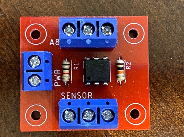 universal/safe way for NPN-Sensor. With Optocoupler 3d model
