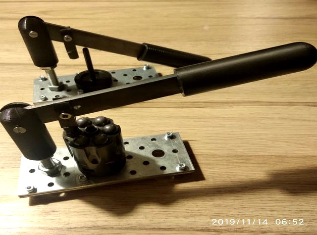 Black powder revolver loader 3d model