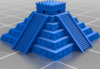 Aztec Temple 3d model