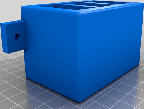 Lathe chuck jaw holder/storage 3d model