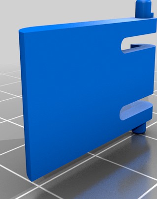 Logitech K120 keyboard foot 3d model