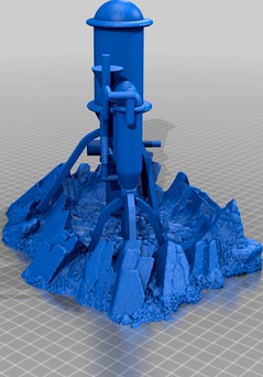 Fallout 4 Large Water Purifier 3d model