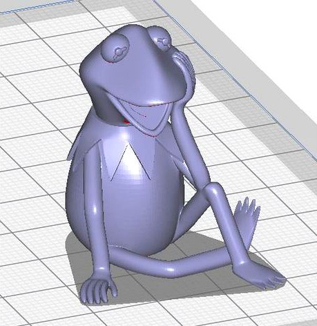 Kermit the frog 3d model