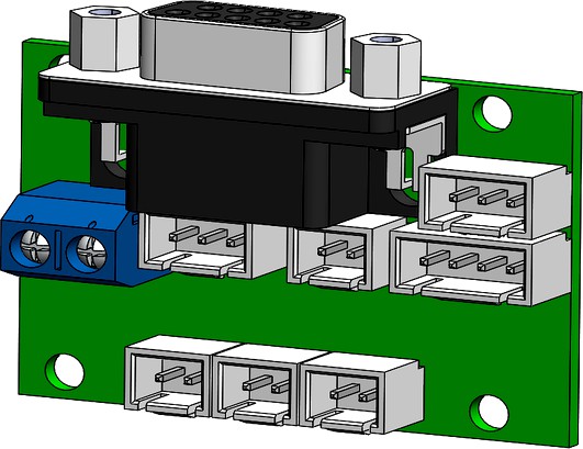 Formbot Raptor 2 PCB Assembly 3d model