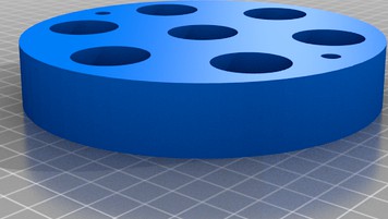 Circular Dice Box 3d model