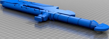 Necron Hyperphase sword Warhammer 40kW 3d model