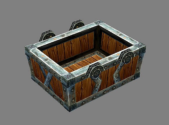 Game Model Arena - mine box dwarf - large 01 3d