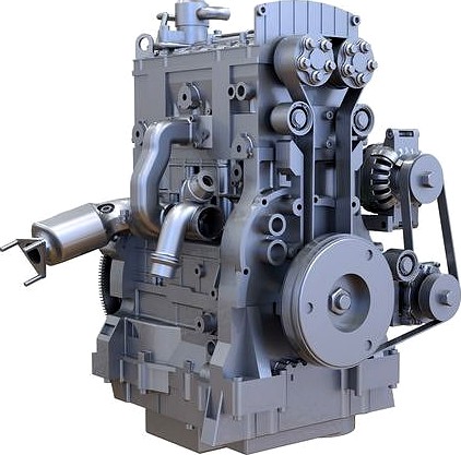 Diesel Engine 3d model
