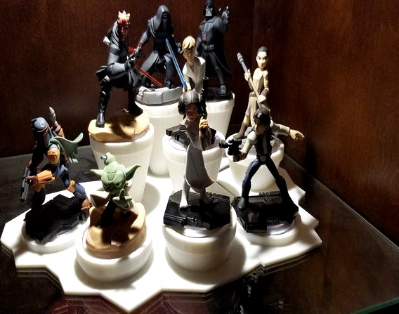 Disney Infinity Stadium Style Display Stand 3d model