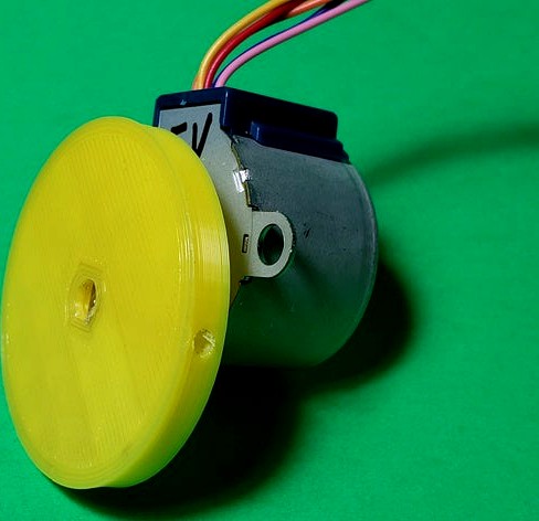 Stepper Motor Adapter Plate for 28BYJ-48 3d model
