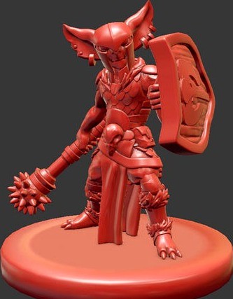 Goblin Cleric Miniature 3d model
