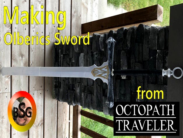 Olberics Sword from Octopath Traveler 3d model
