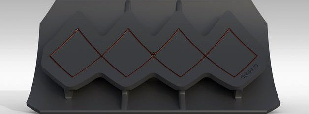 Parabolic Double Biquad 2.4 GHz 3d model