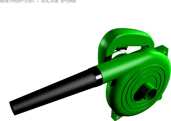 Download free Electric Blower 3D Model