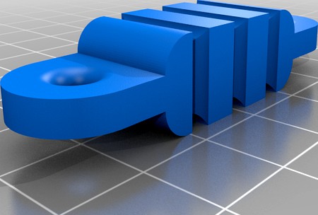 Insulator for long wire antenna 3d model